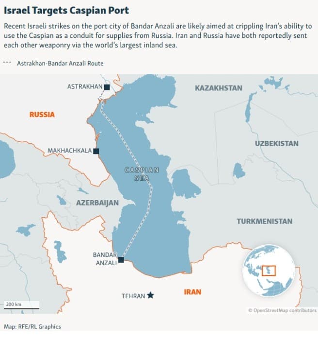 Israeli Attack on Iranian Port Exposes Vulnerability in Russia Trade ...
